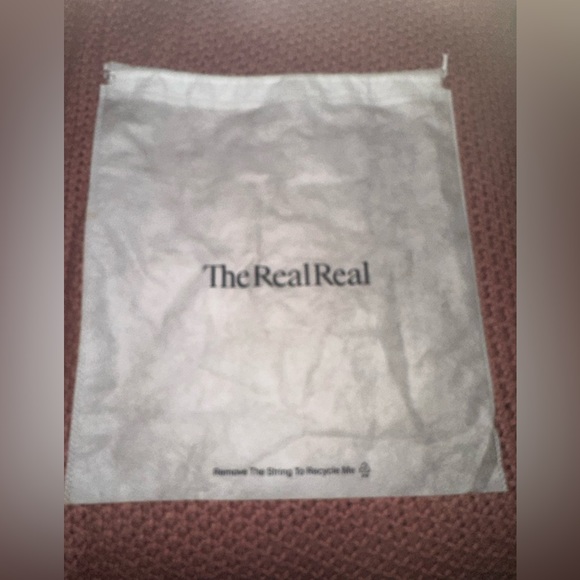 the real real | Bags | The Real Real Dust Bag White 7x2 | Poshmark